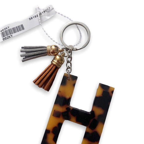 Hand Crafted | Accessories | New Letter H Initial Resin Keychain ...